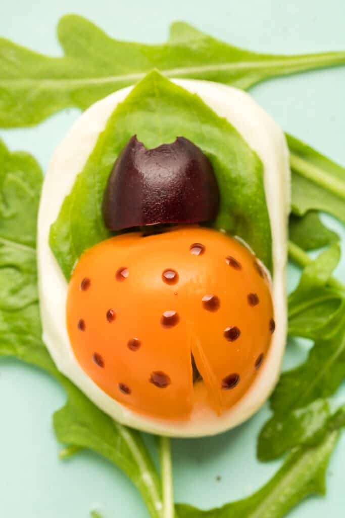 Ladybug Caprese Appetizers