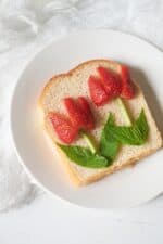 Tulip Strawberry Toast