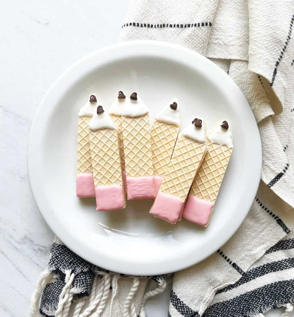 Cute Wafer Pencil Cookies - Back To School Treat