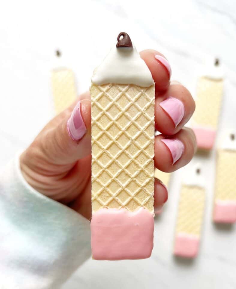 Cute Wafer Pencil Cookies - Back To School Treat