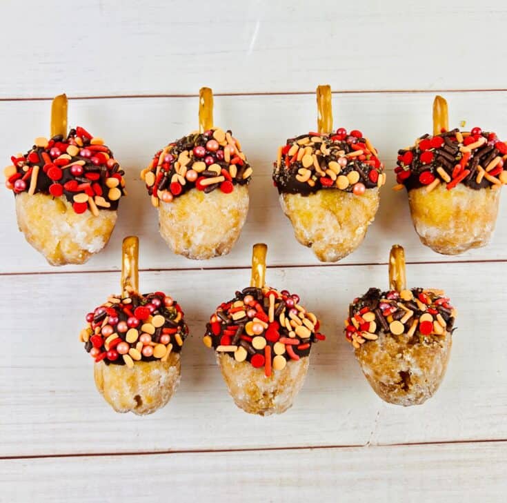 Donut Hole Acorns Are a Yummy Fall Treat