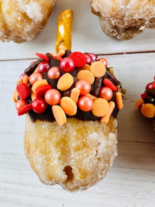 Donut Hole Acorns Are a Yummy Fall Treat