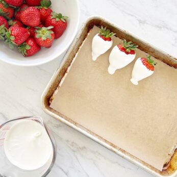 Spooky Ghost Strawberries And The Scary Part, Only 3 Ingredients