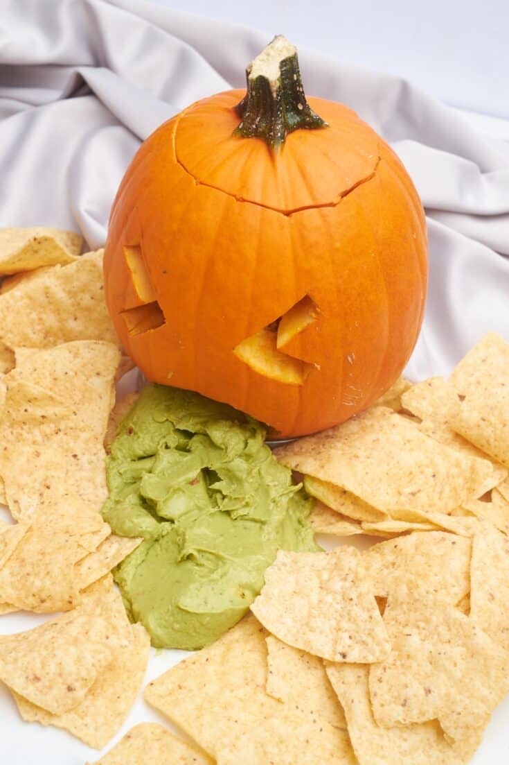 How to Make a Puking Pumpkin Guacamole for Halloween