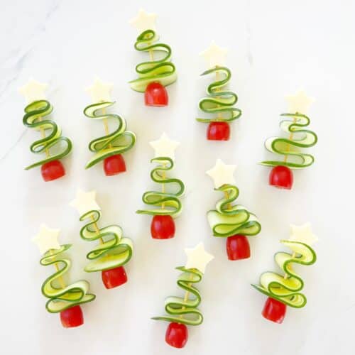Christmas Tree Appetizers Are Both Healthy And Festive
