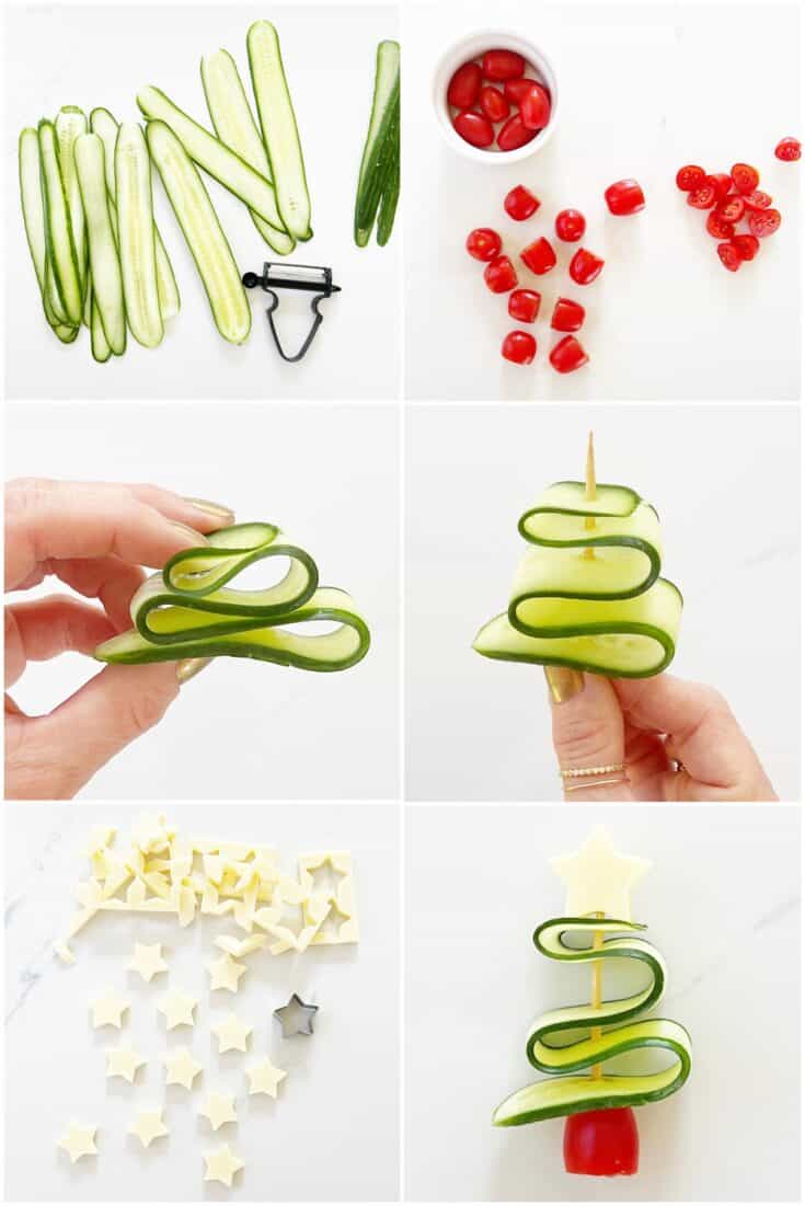 Christmas Tree Appetizers Are Both Healthy And Festive