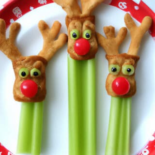 Rudolph Celery Sticks: A Festive Holiday Treat