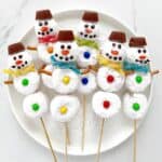 These Easy Adorable Snowman Donuts Are A Festive Treat