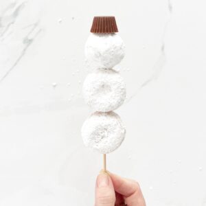 These Easy Adorable Snowman Donuts Are A Festive Treat