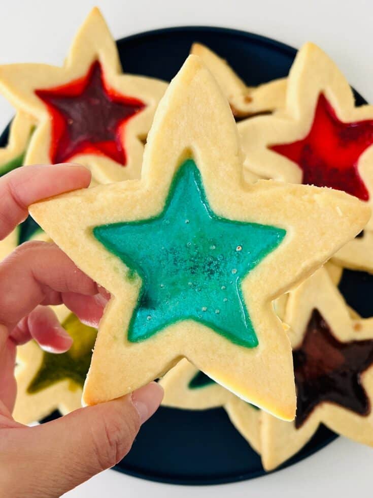 Amazing Stained Glass Cookies - Festive Christmas Cookies