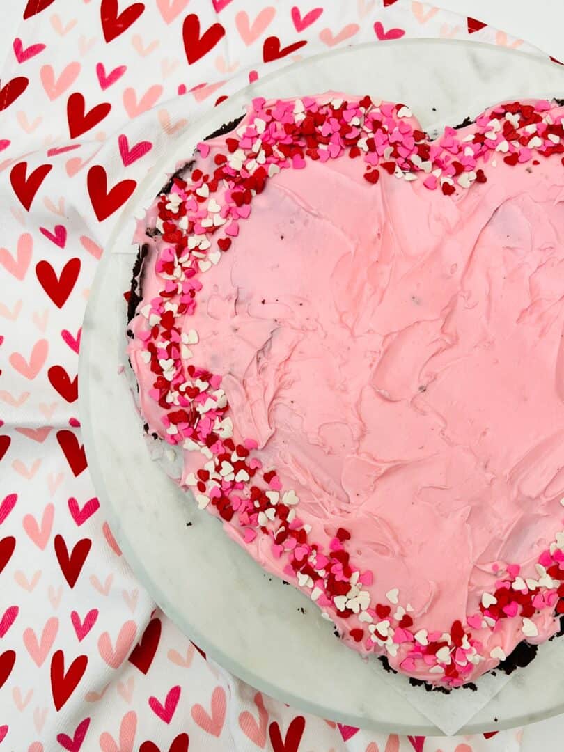 The Easiest Heart Shape Cake Hack
