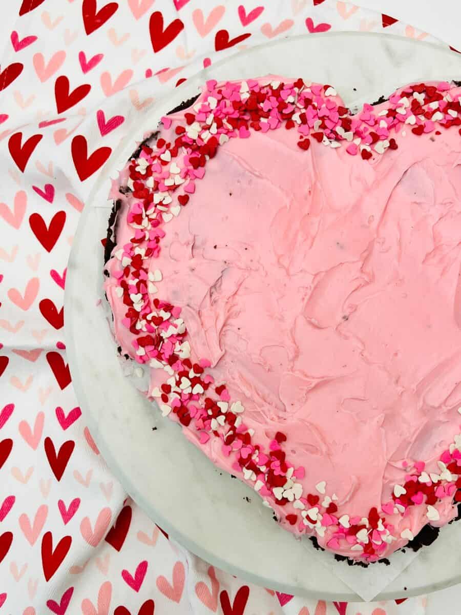 The Easiest Heart Shape Cake Hack