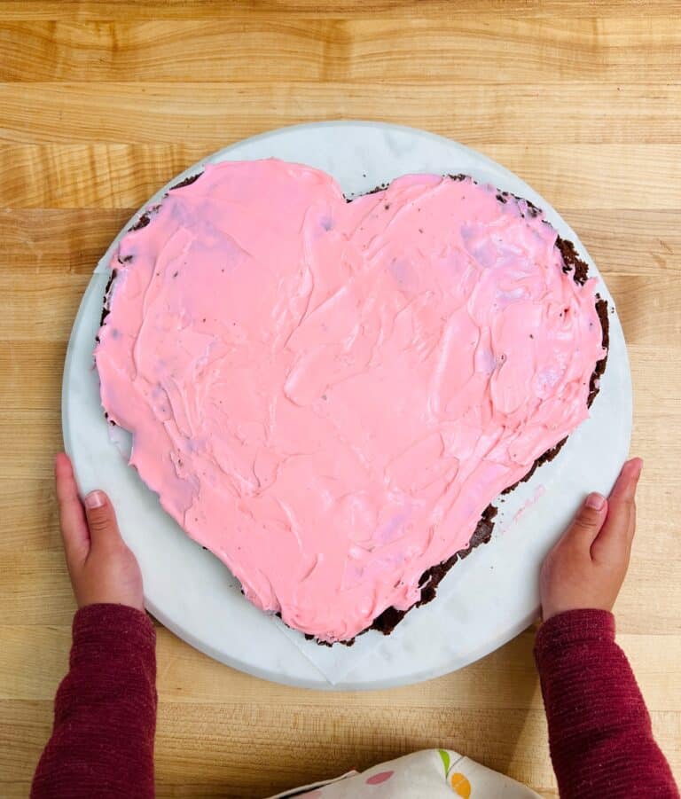 The Easiest Heart Shape Cake Hack