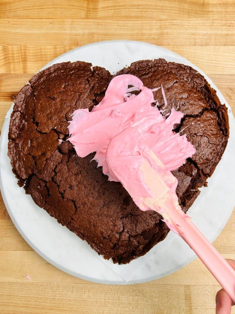 The Easiest Heart Shape Cake Hack