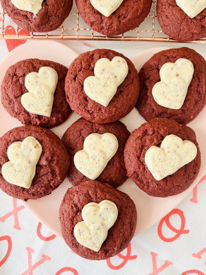 Celebrate Love with Red Velvet Heart Cookies this Valentine's Day