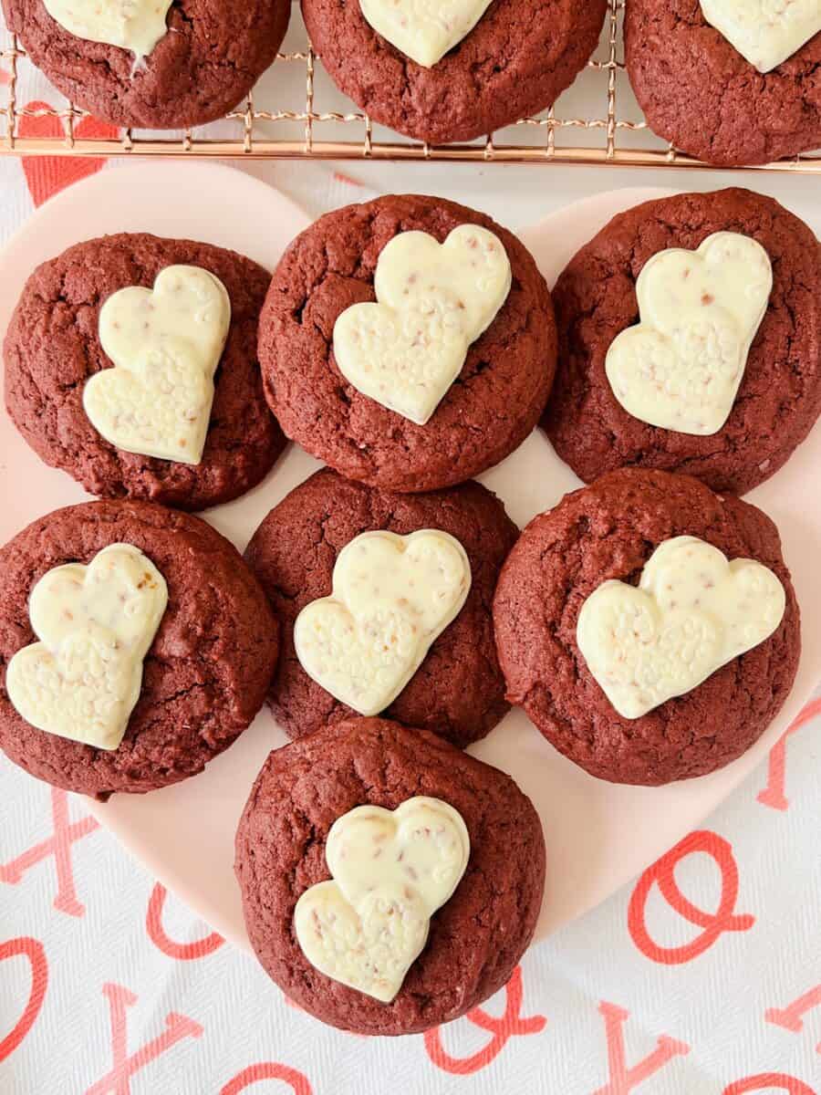 Celebrate Love with Red Velvet Heart Cookies this Valentine's Day