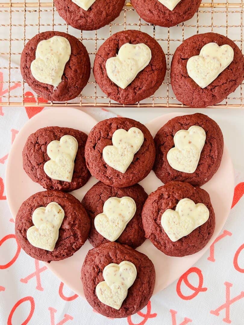 Celebrate Love with Red Velvet Heart Cookies this Valentine's Day