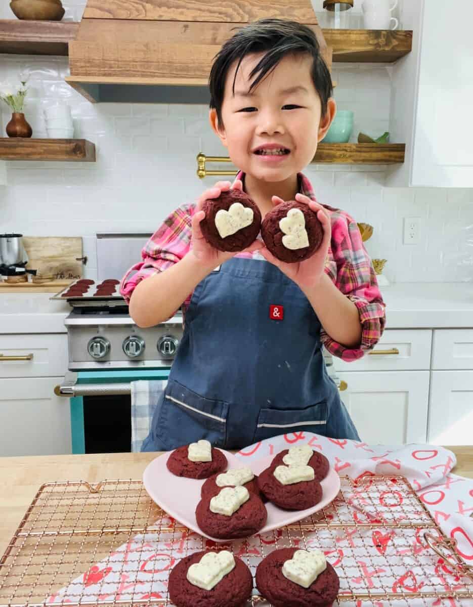 Celebrate Love with Red Velvet Heart Cookies this Valentine's Day