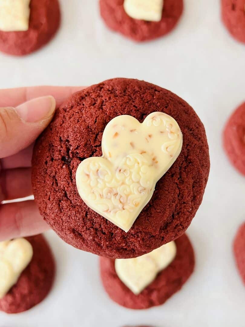 Celebrate Love with Red Velvet Heart Cookies this Valentine's Day