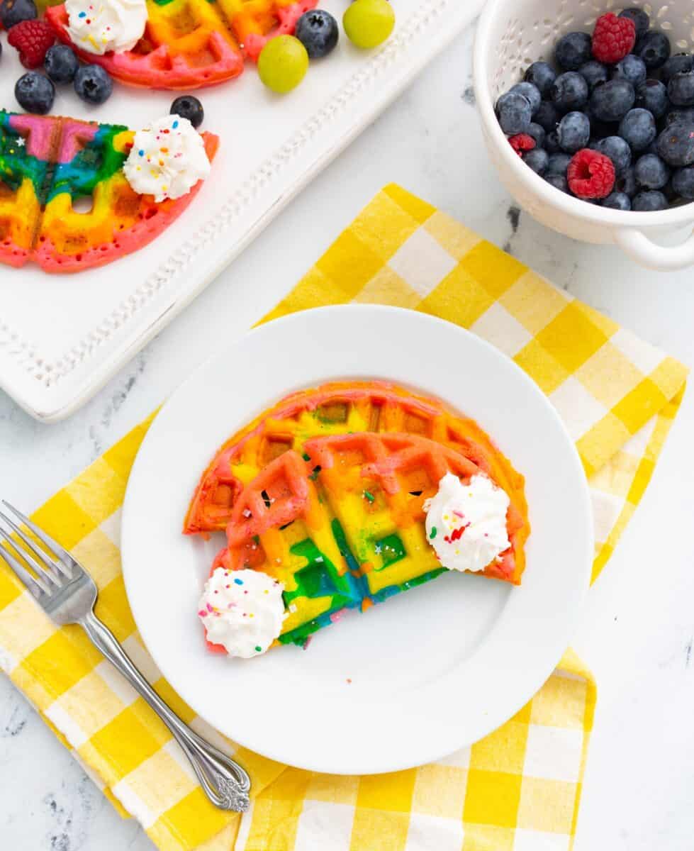 Breakfast Just Got More Magical With Rainbow Waffles!