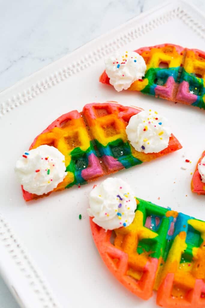 Breakfast Just Got More Magical With Rainbow Waffles!