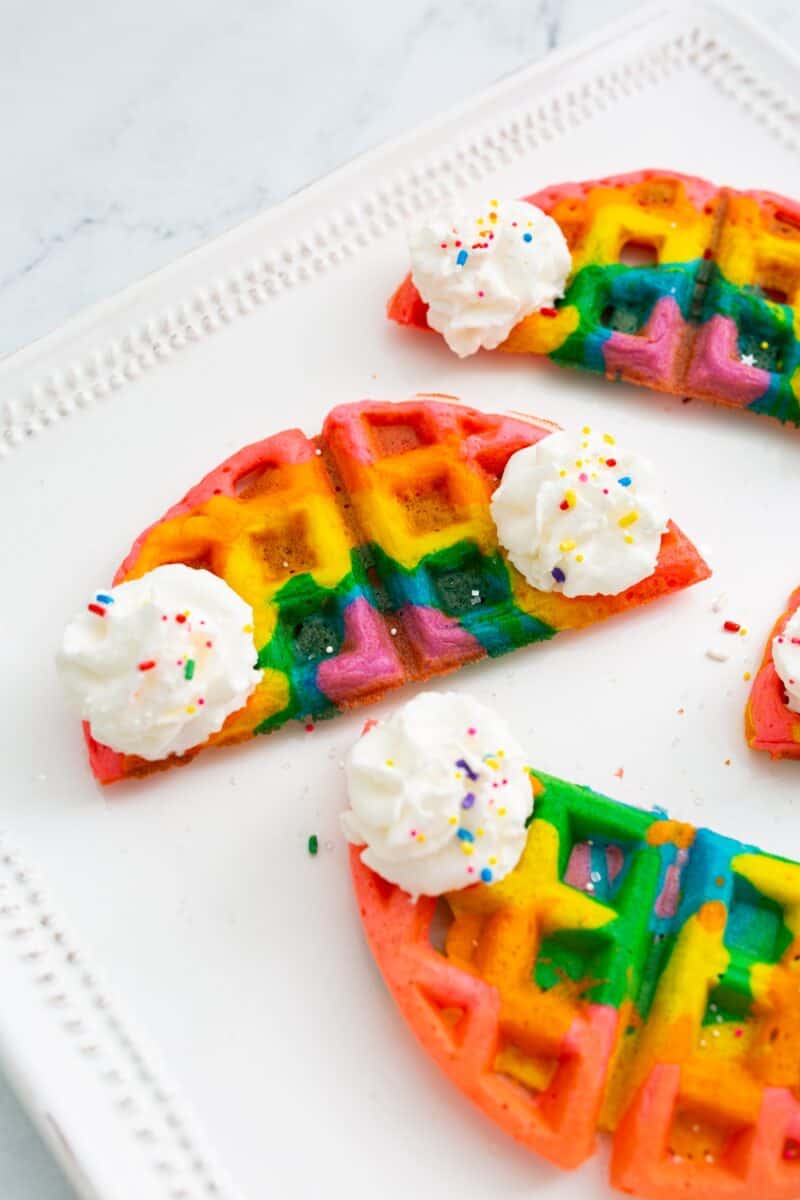 Breakfast Just Got More Magical With Rainbow Waffles!