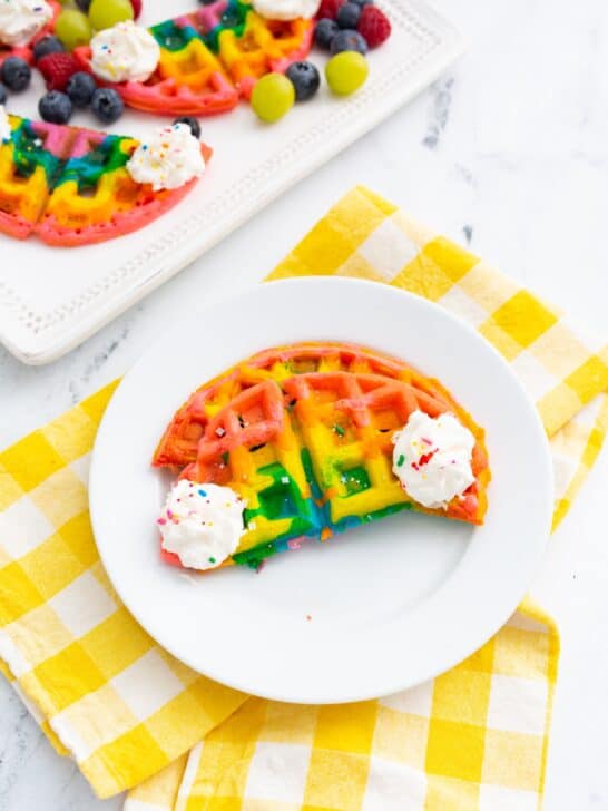 Breakfast Just Got More Magical With Rainbow Waffles!