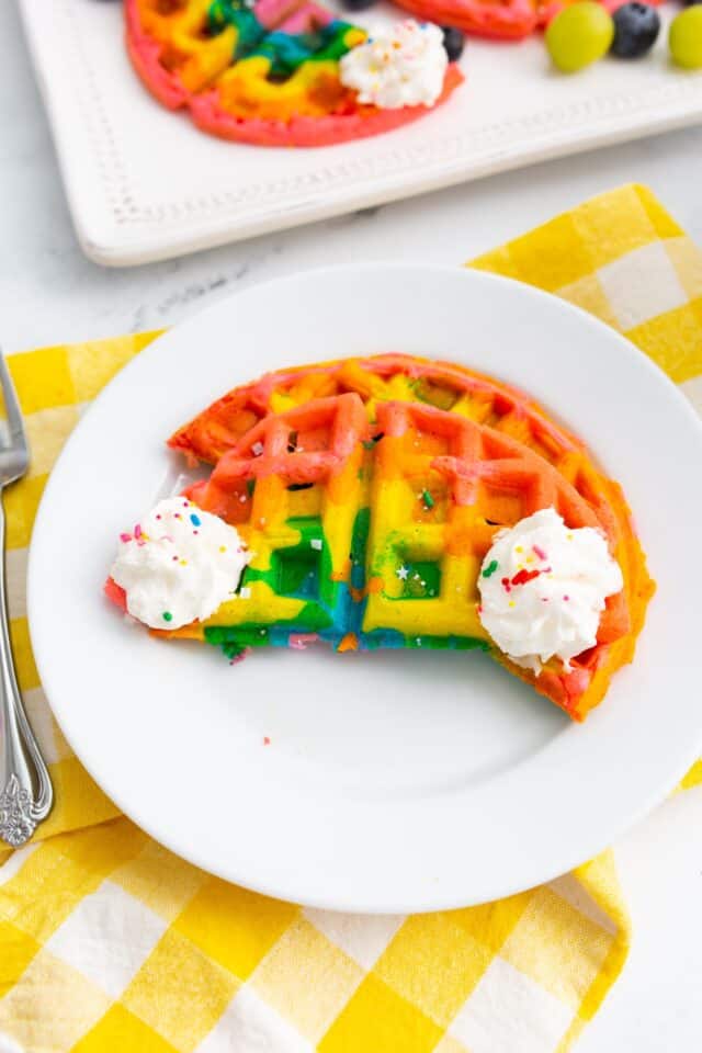 Breakfast Just Got More Magical With Rainbow Waffles!