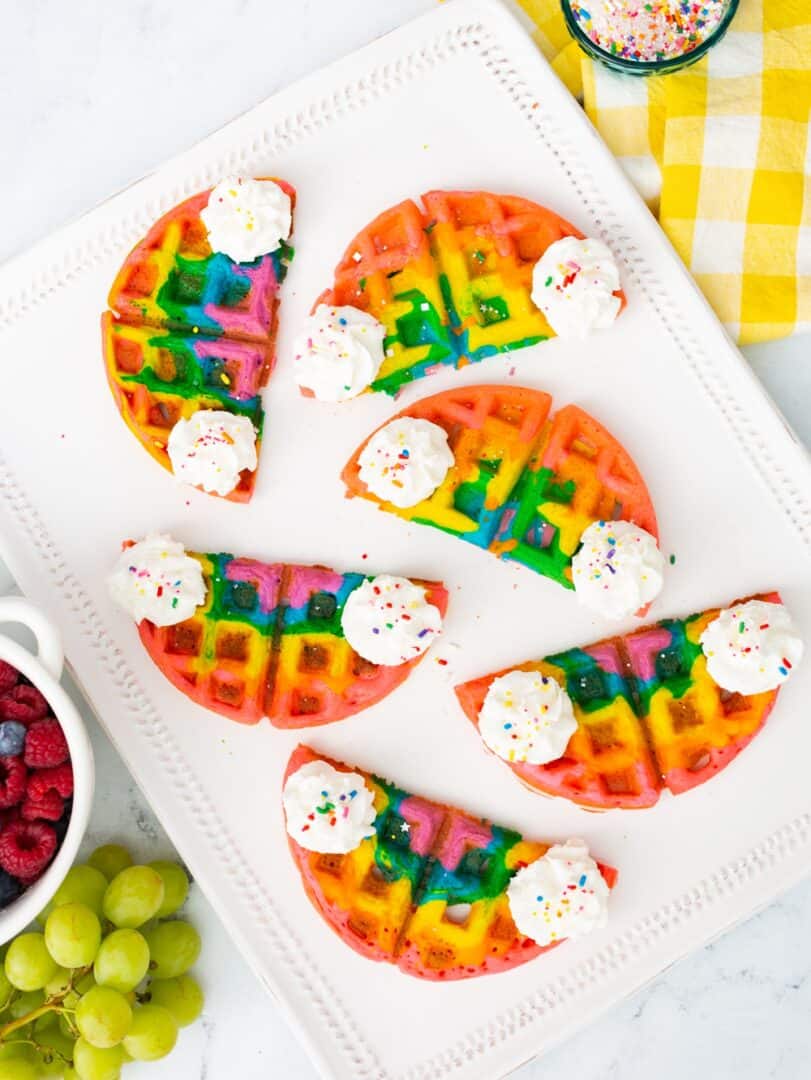 Breakfast Just Got More Magical With Rainbow Waffles!