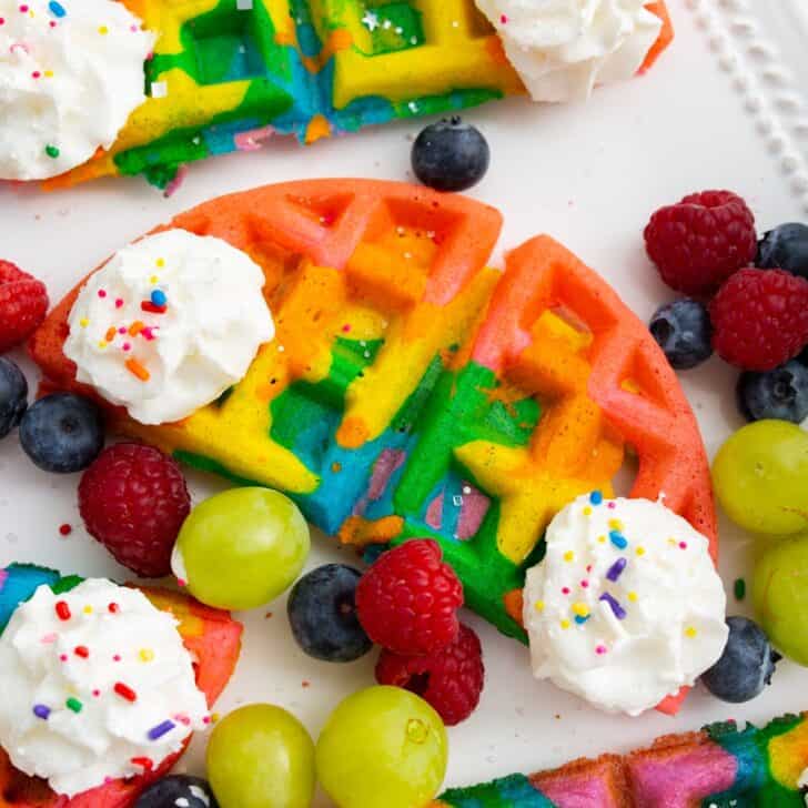 Breakfast Just Got More Magical With Rainbow Waffles!