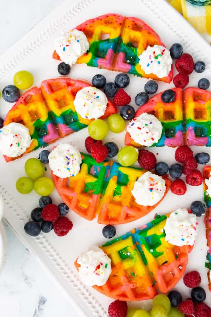 Breakfast Just Got More Magical With Rainbow Waffles!