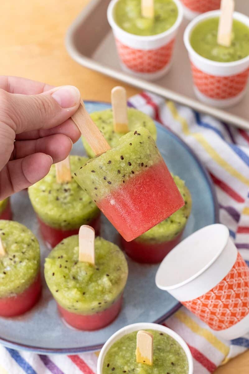 Beat the Heat with Watermelon Dixie Cup Pops
