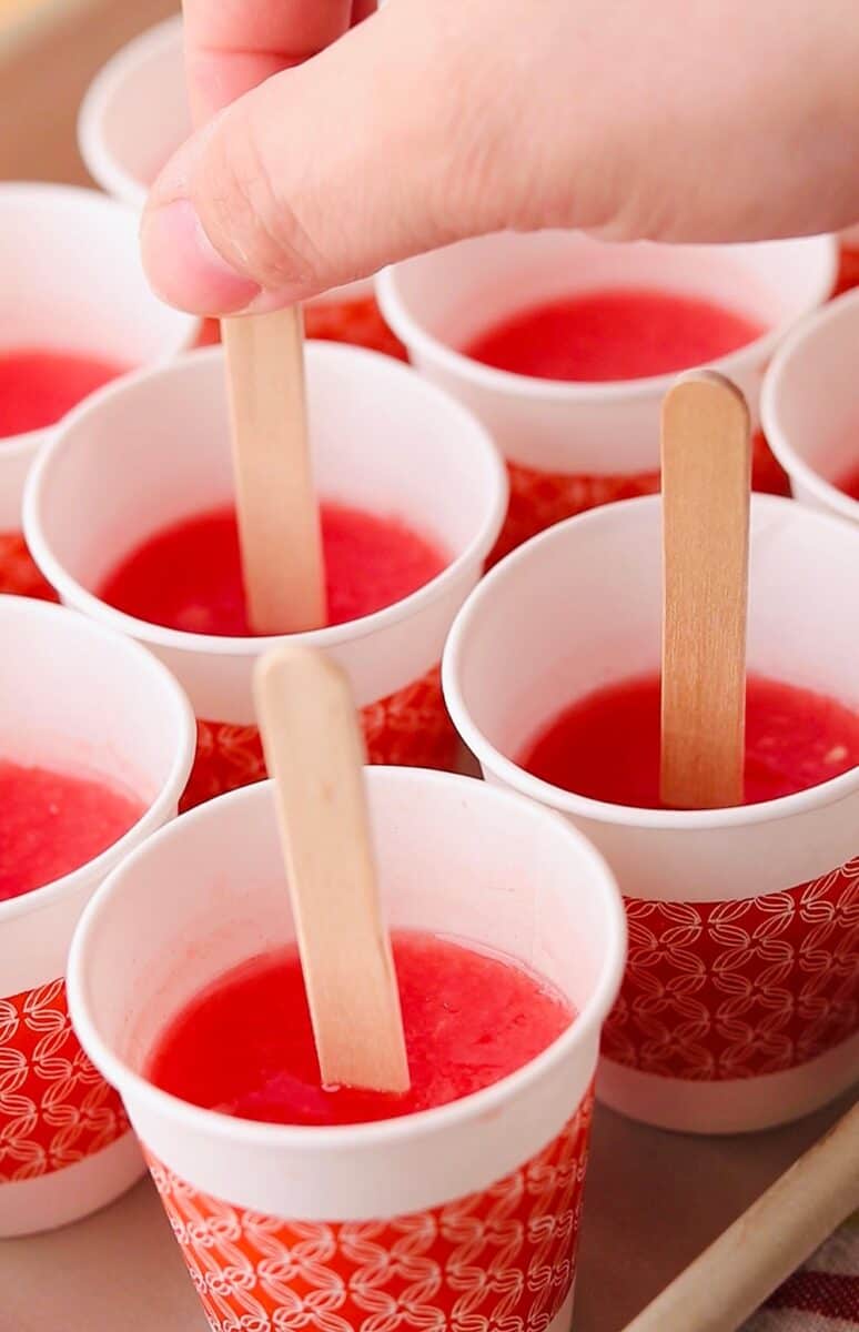 Beat the Heat with Watermelon Dixie Cup Pops