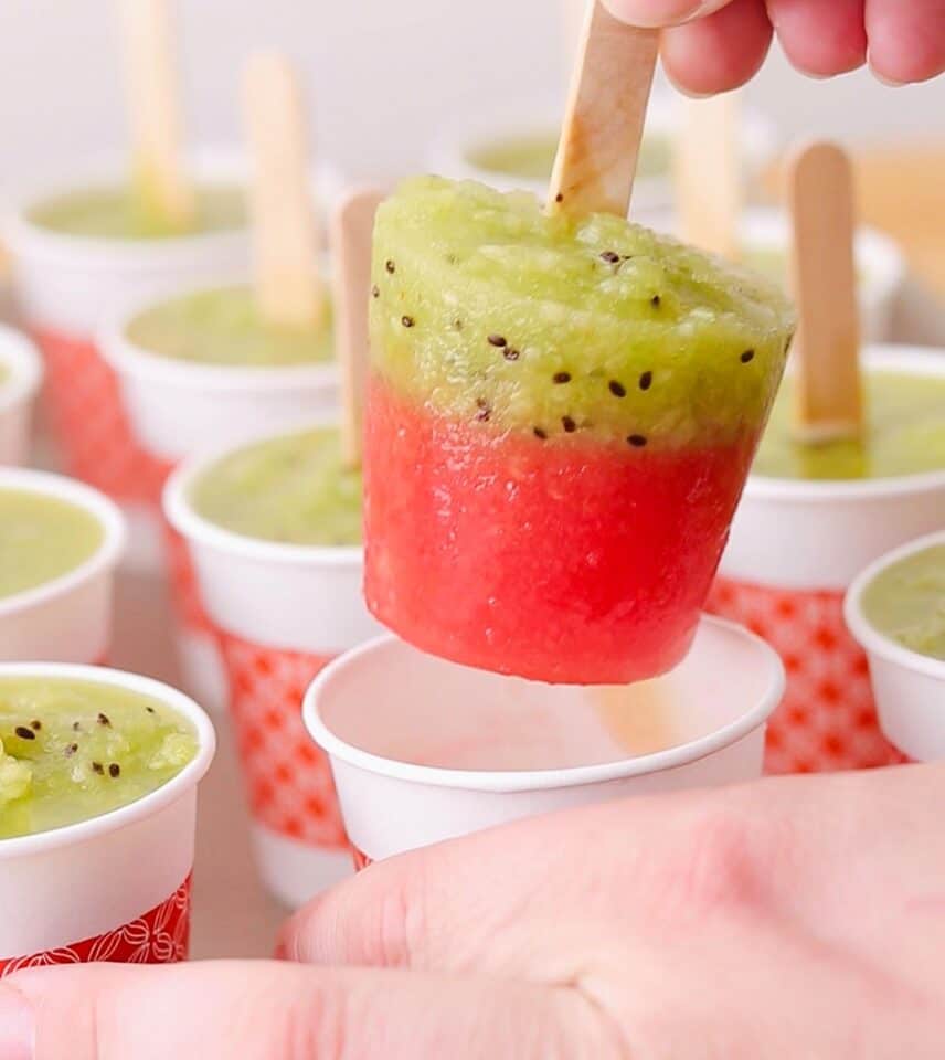 Beat the Heat with Watermelon Dixie Cup Pops