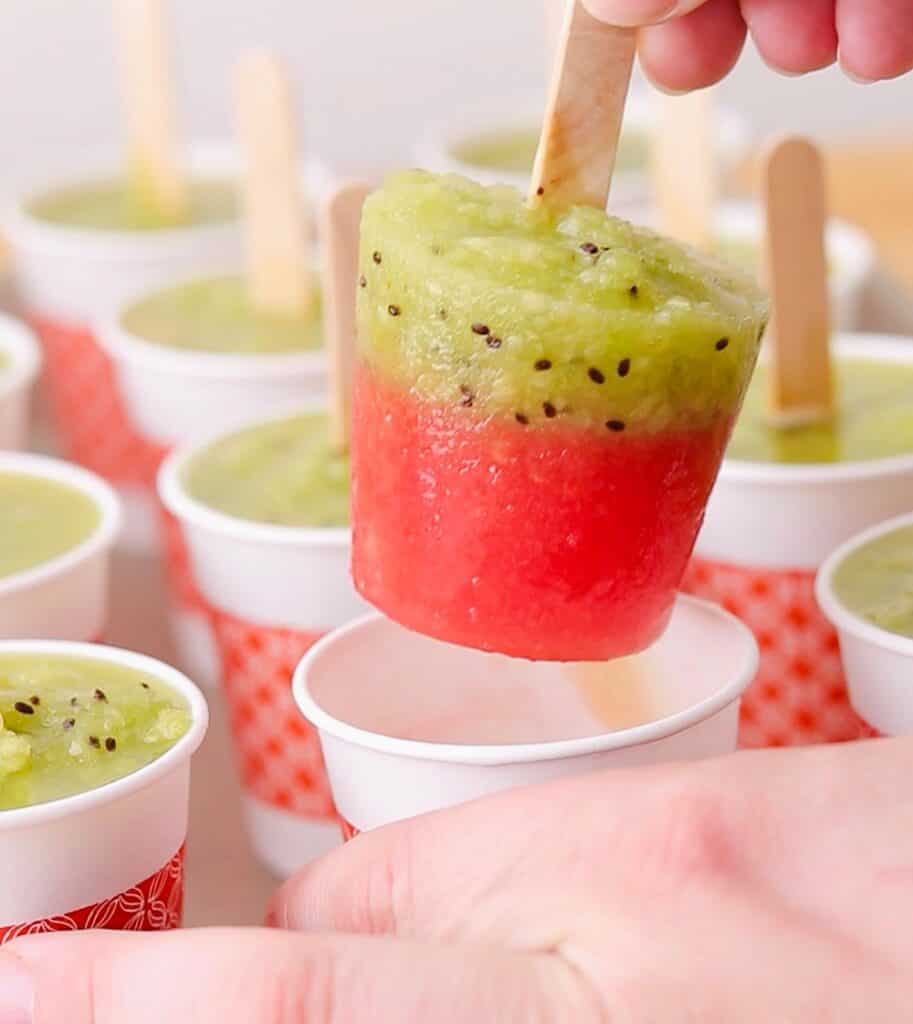 Beat the Heat with Watermelon Dixie Cup Pops