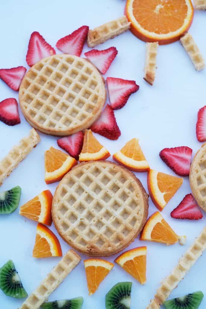 Fruit Waffle Flowers Take Breakfast to a Whole New Cuteness Level