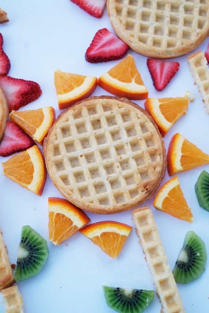 Fruit Waffle Flowers Take Breakfast to a Whole New Cuteness Level