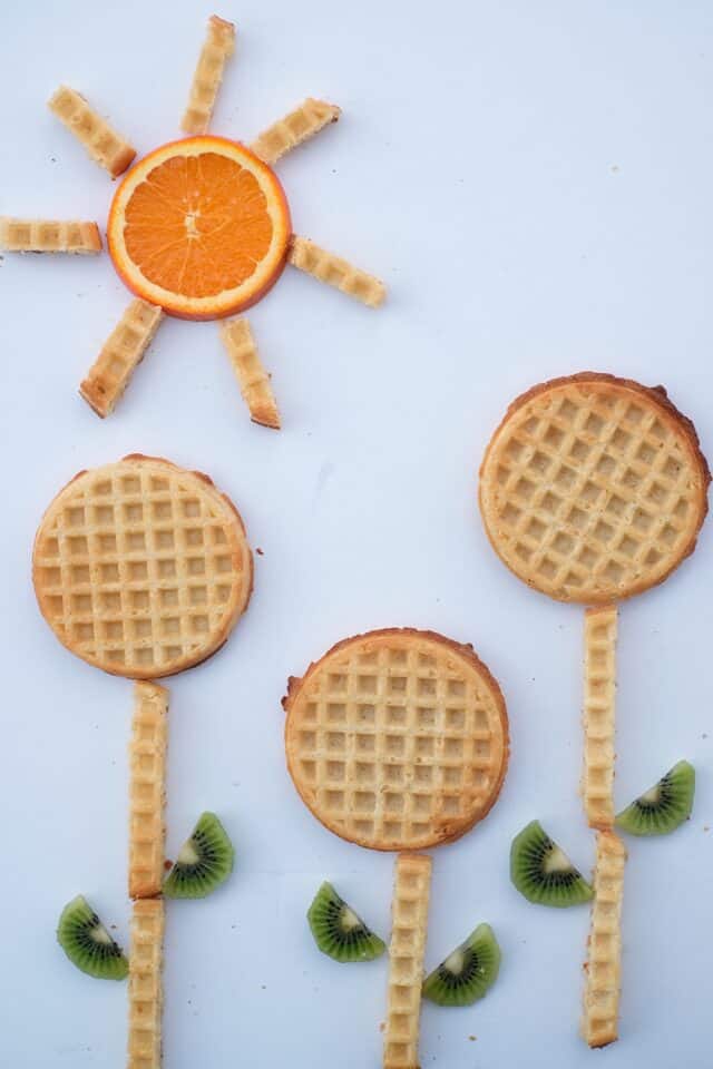Fruit Waffle Flowers Take Breakfast to a Whole New Cuteness Level