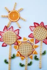 Fruit Waffle Flowers Take Breakfast to a Whole New Cuteness Level