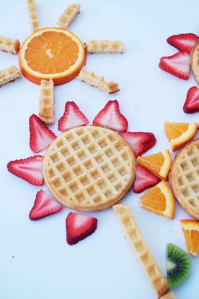 Fruit Waffle Flowers Take Breakfast to a Whole New Cuteness Level