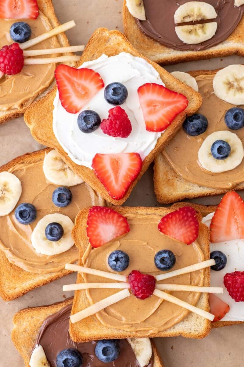 Cute Animal Face Toast: 4 Adorable and Easy Ideas!
