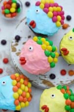 How to Make Easy And Colorful Fish Cupcakes