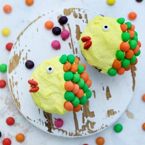 How to Make Easy And Colorful Fish Cupcakes
