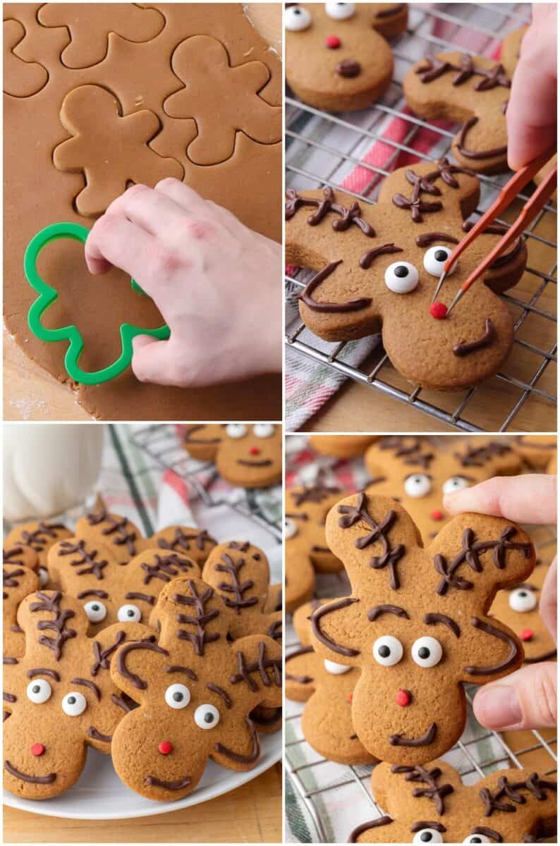 Reindeer Gingerbread Cookies: Fun Holiday Baking Hack