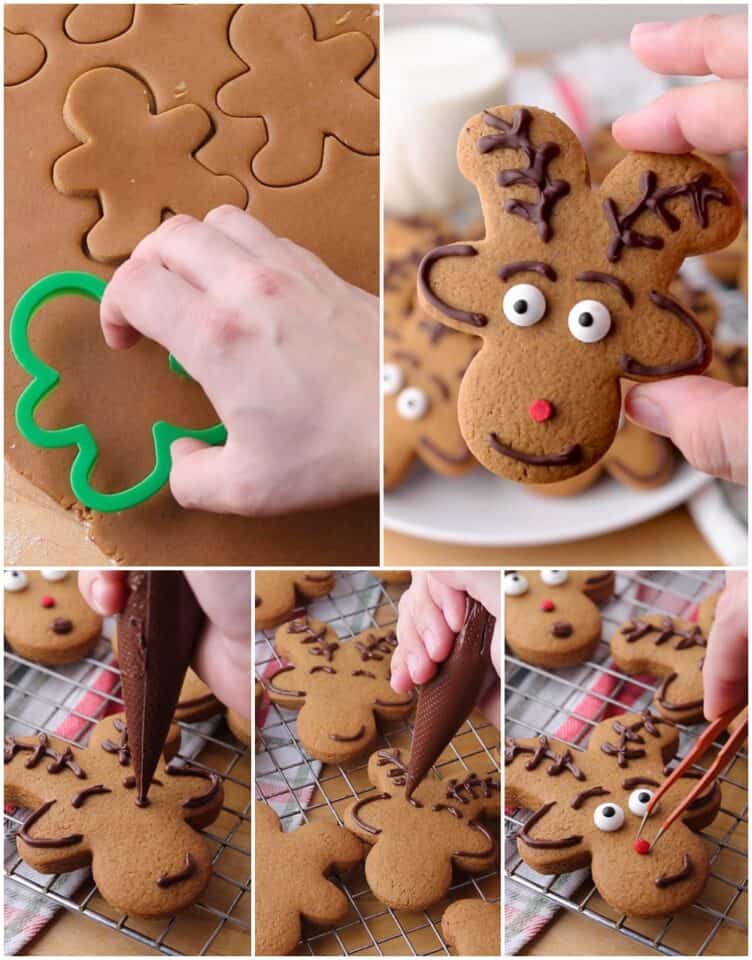 Reindeer Gingerbread Cookies: Fun Holiday Baking Hack