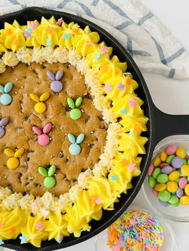 Easy Easter Cookie Cake: Fun Easter Treat To Make With Kids
