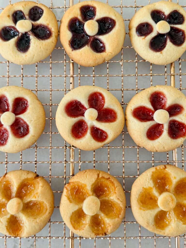 Flower Jam Thumbprint Cookies: Cute Spring Treat To Make With Kids