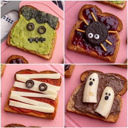 Cute and Spooky Halloween Toast