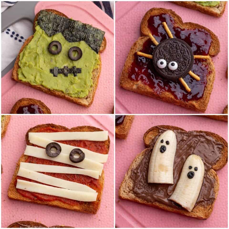 Cute and Spooky Halloween Toast