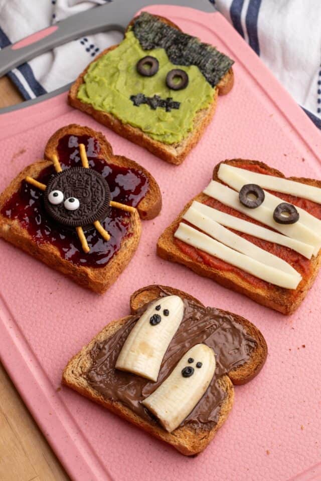 Cute and Spooky Halloween Toast
